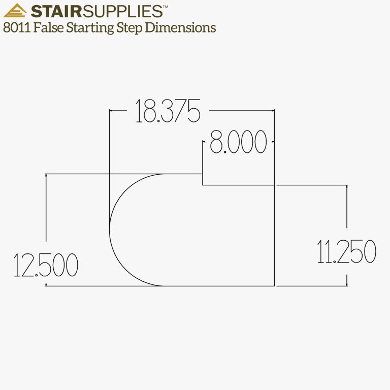 8011 False Starting Step - StairSupplies™