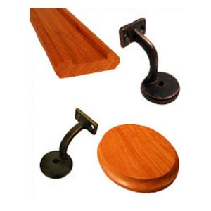 Wood Handrails for Stairs - Bending , Straight or Wall Mounting Handrail