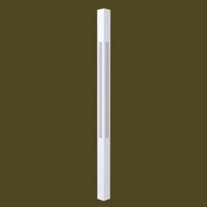 Craftsman White Paint Fluted Wood Baluster 1.75" - StairSupplies™