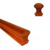Straight Handrails - Interior Wood Handrails for Stairs - StairSupplies