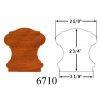 6710 45 deg Mitered Handrail - StairSupplies™