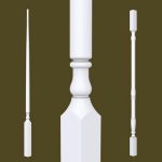 American Made Primed Wood Balusters using Safe Paints & Distinctive Style