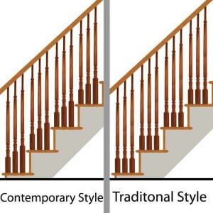 Craftsman Fluted Wood Baluster 1.75" - StairSupplies™