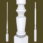 American Made Primed Wood Balusters using Safe Paints & Distinctive Style