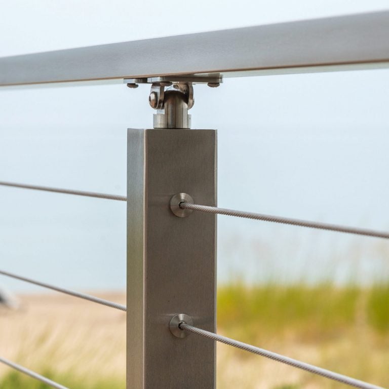 Cable Railing Posts: Stainless Steel & Powder Coated Posts