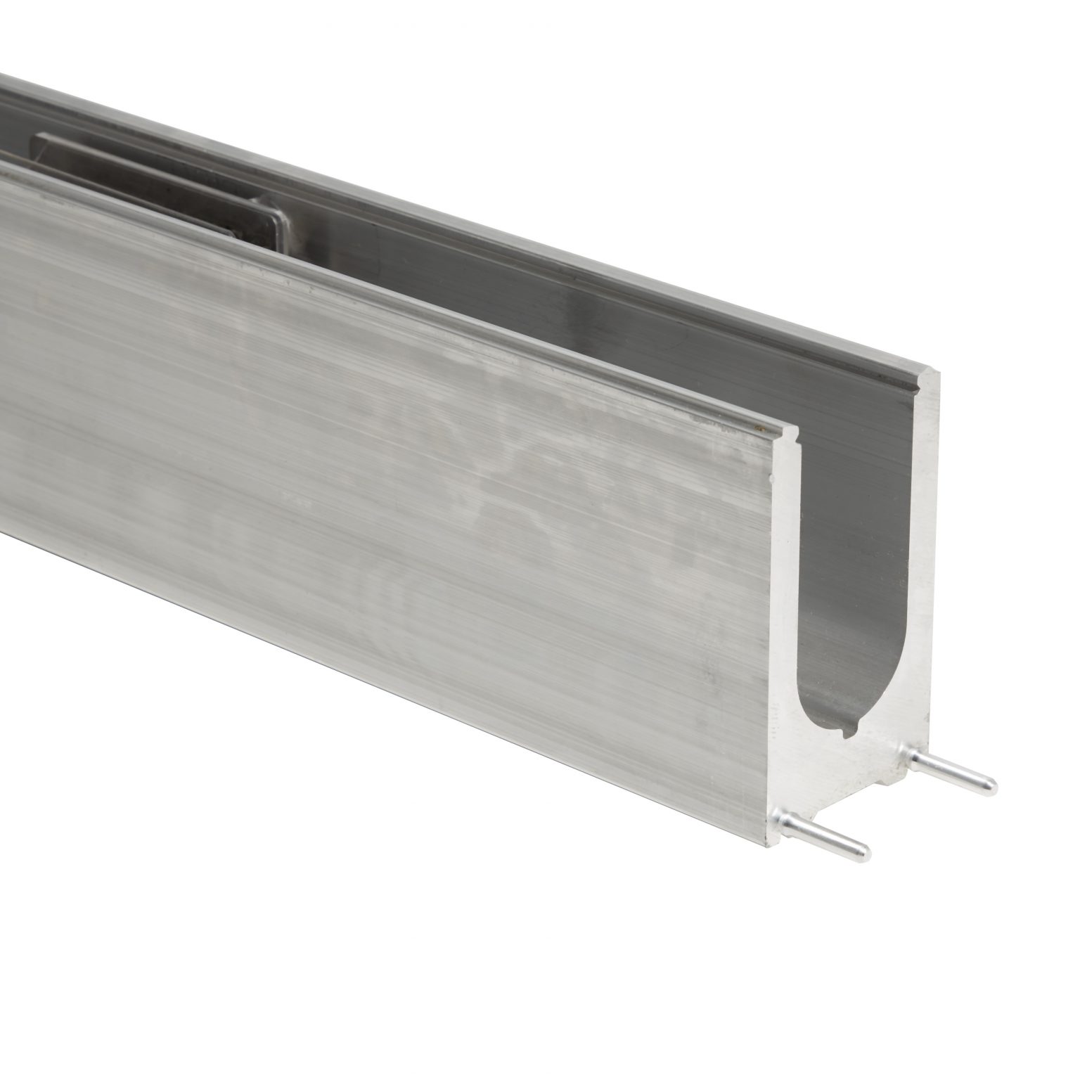 Aluminum Base Rail Channel - 4'6" - StairSupplies™