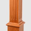 4891 White Paint Fluted Box Newel - StairSupplies™