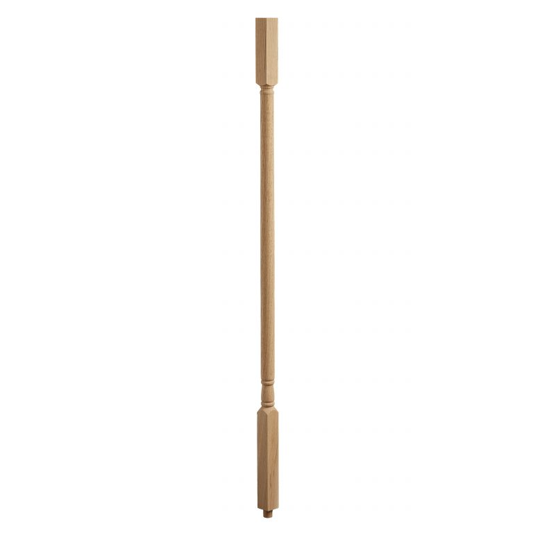 Traditional Square Top Wood Baluster C-5070 - StairSupplies™