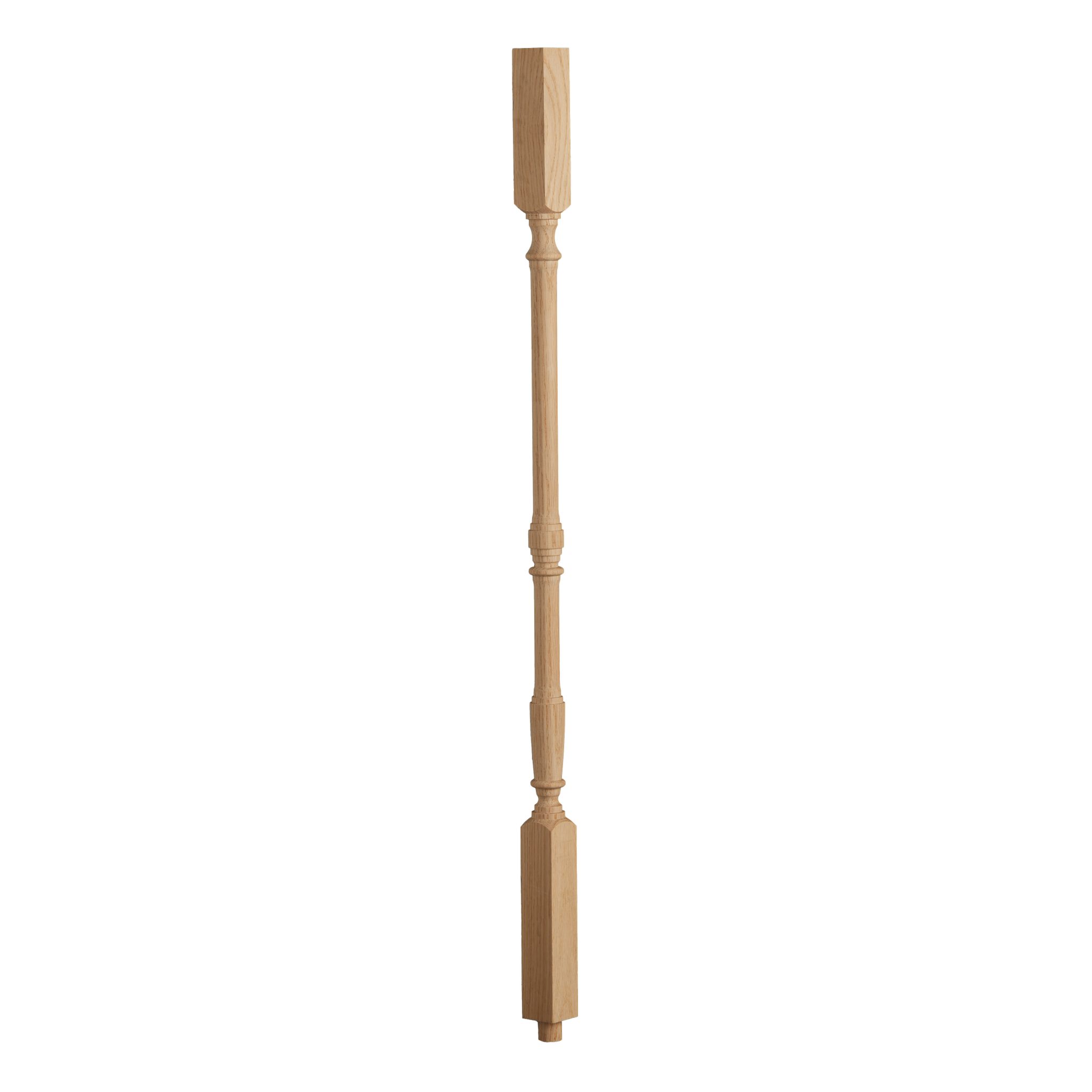 Traditional Square Top Wood Baluster C-5067 - StairSupplies™