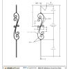 2581 Medium Scroll Iron Baluster - StairSupplies™