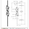 2797 Mediterranean Scroll Iron Baluster - StairSupplies™