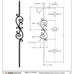 2797 Mediterranean Scroll Iron Baluster - StairSupplies™