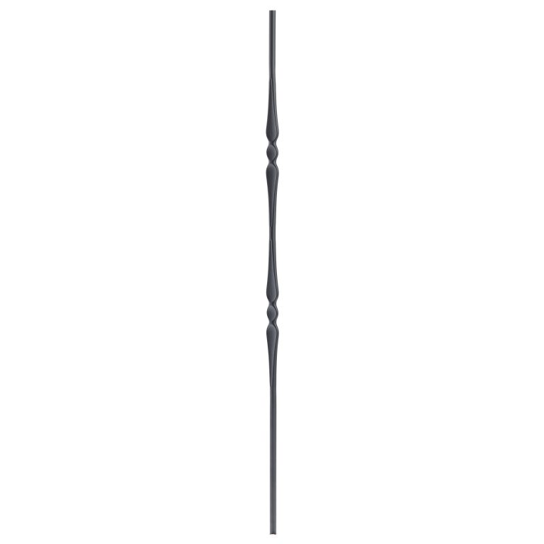 2972 Round Double Gothic Iron Baluster - StairSupplies™