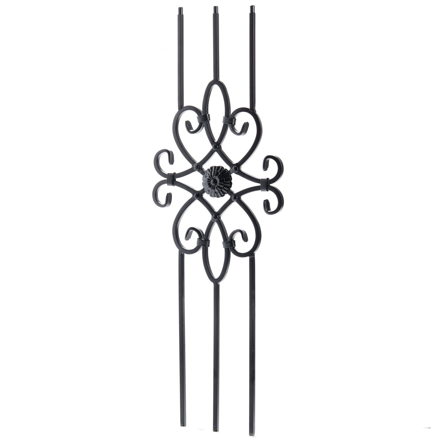 Decorative Panel Iron Balusters - StairSupplies™