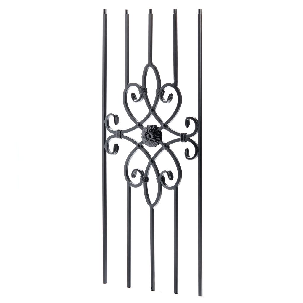 Decorative Panel Iron Balusters - StairSupplies™