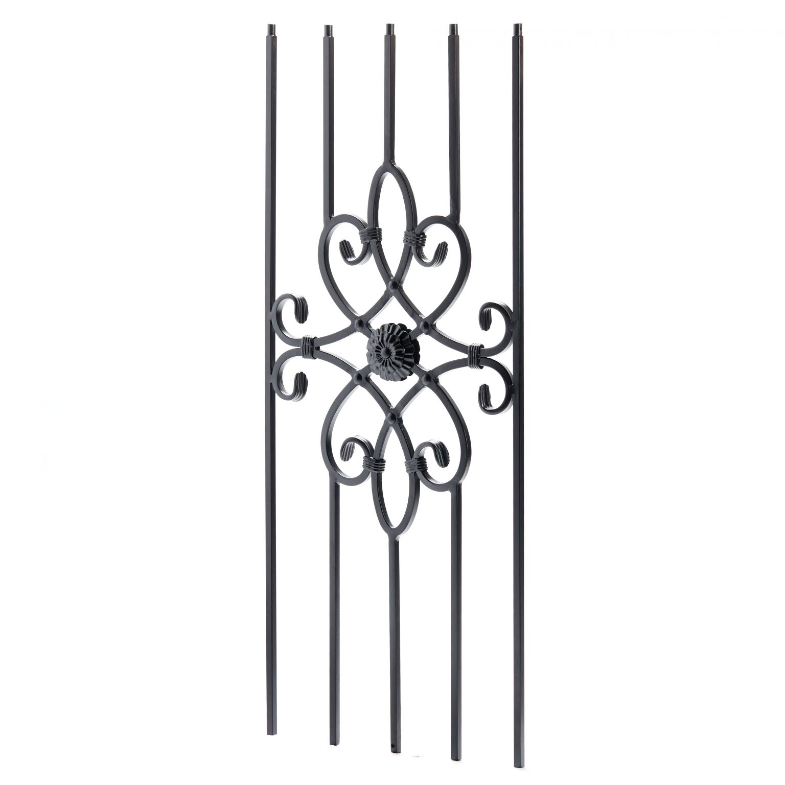 Decorative Panel Iron Balusters - StairSupplies™