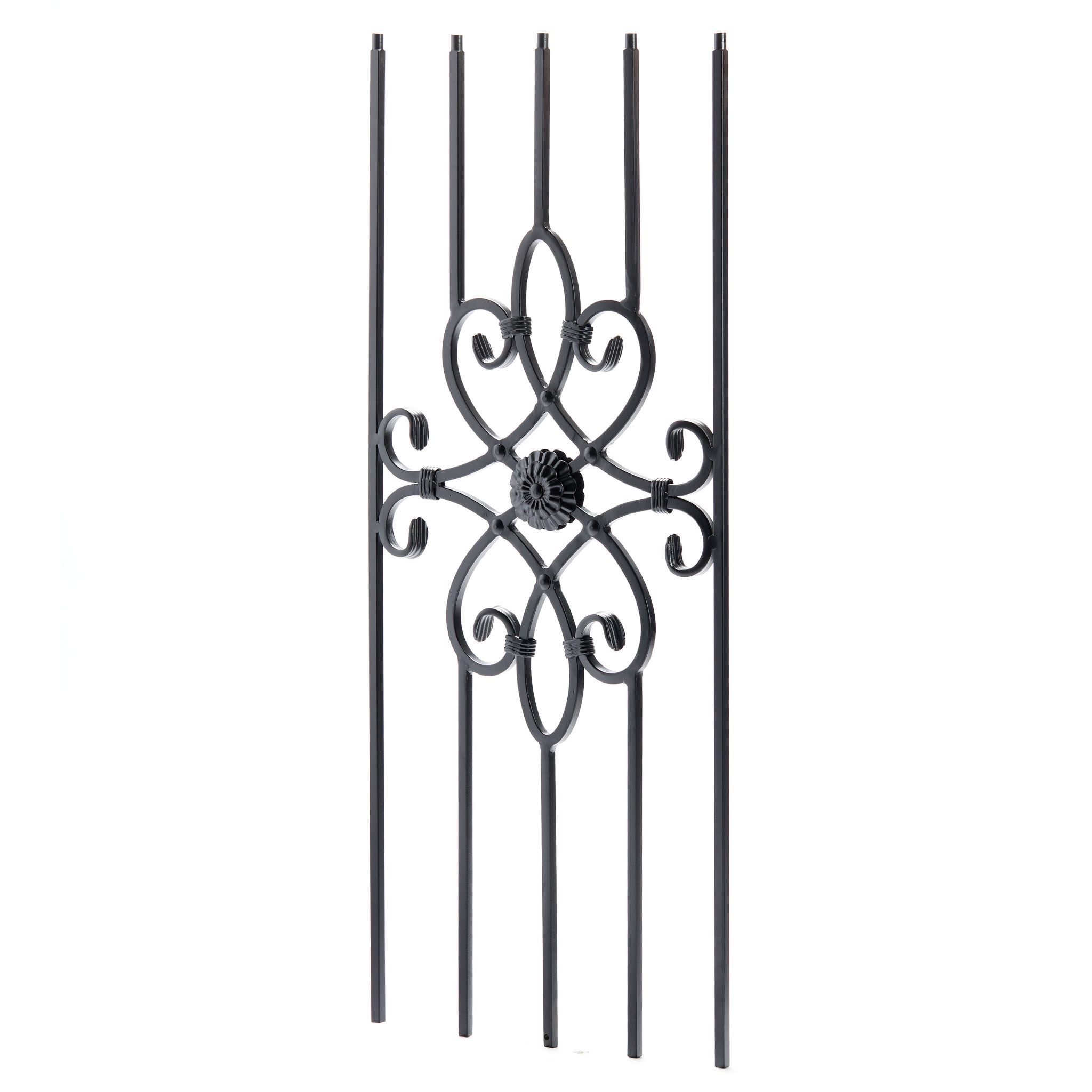 Decorative Panel Iron Balusters - StairSupplies™