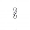 2585 Small Scroll Iron Baluster - StairSupplies™