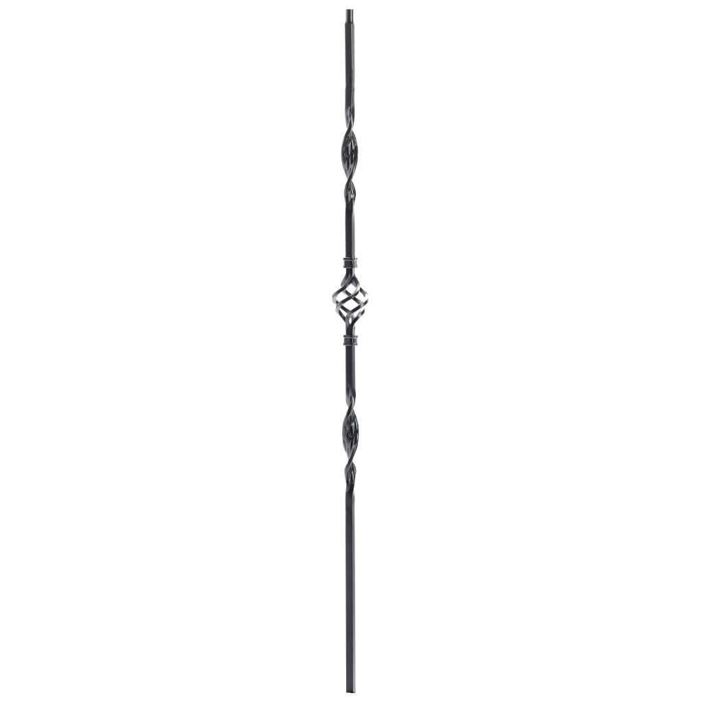 2962 Ribbon Single Basket Iron Baluster - StairSupplies™