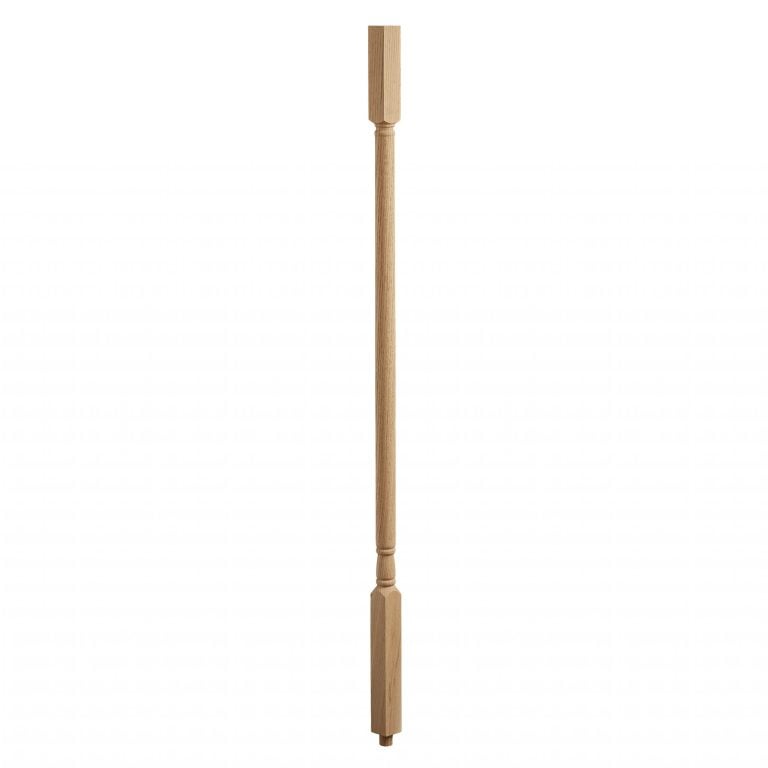 Traditional Square Top Wood Baluster C-5070 - StairSupplies™
