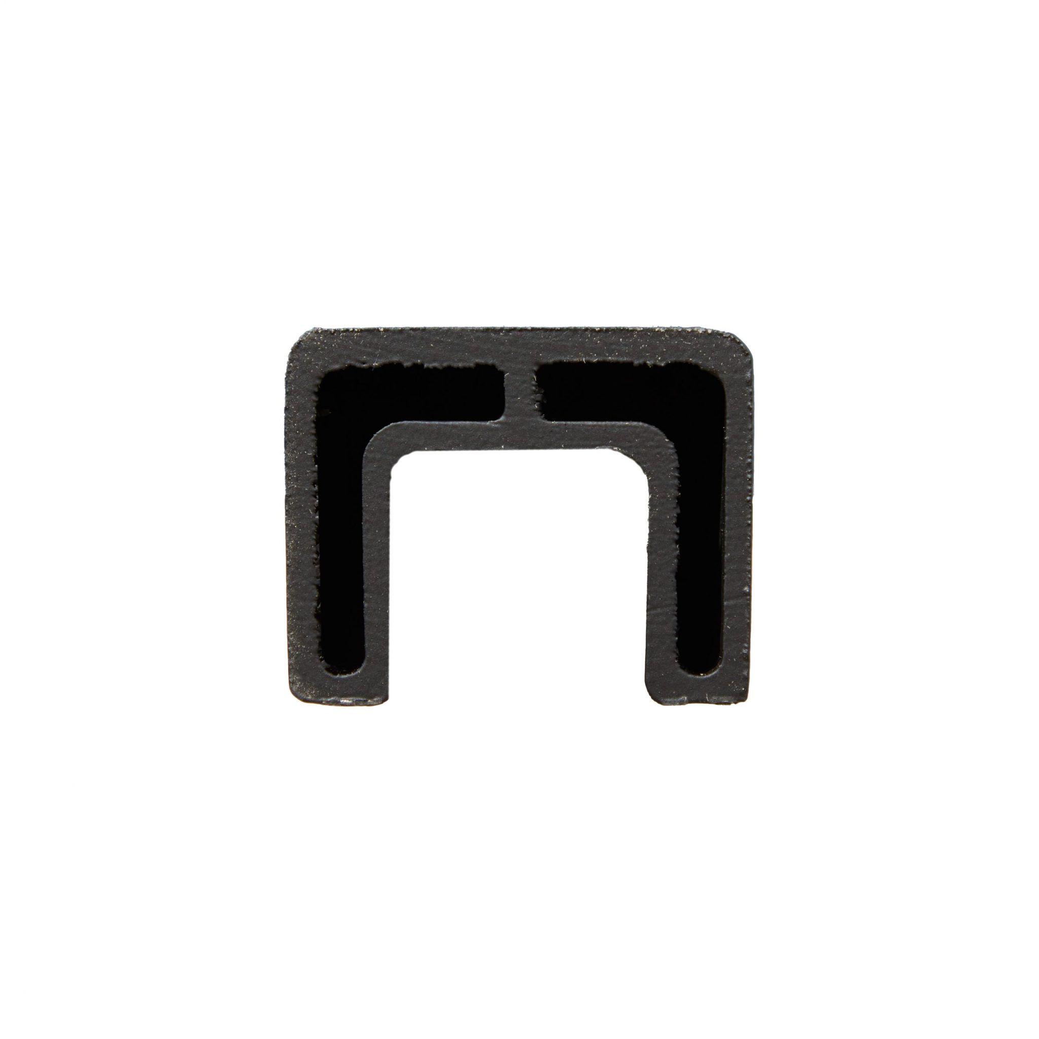Aluminum Square Cap Rail for Glass - StairSupplies™
