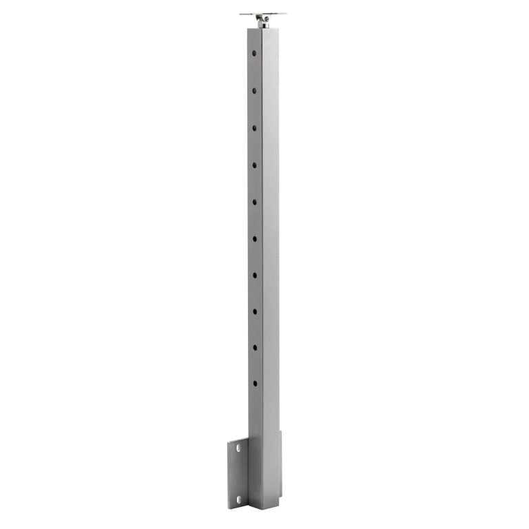 Side Mount Universal Top Square 2" Cable Railing Post - StairSupplies™