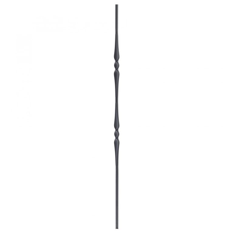 2972 Round Double Gothic Iron Baluster - StairSupplies™
