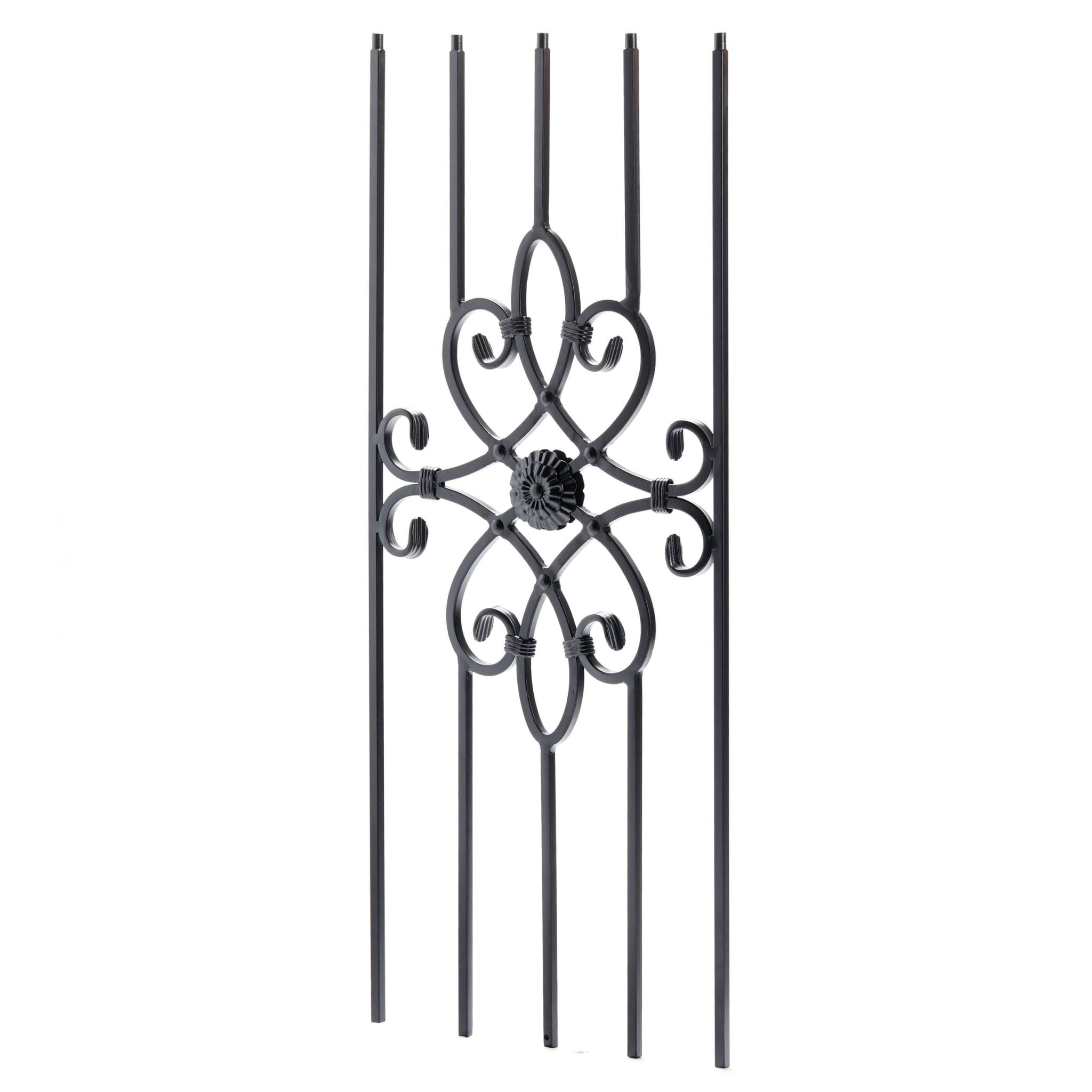 Decorative Panel Iron Balusters - StairSupplies™