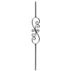 2585 Small Scroll Iron Baluster - StairSupplies™
