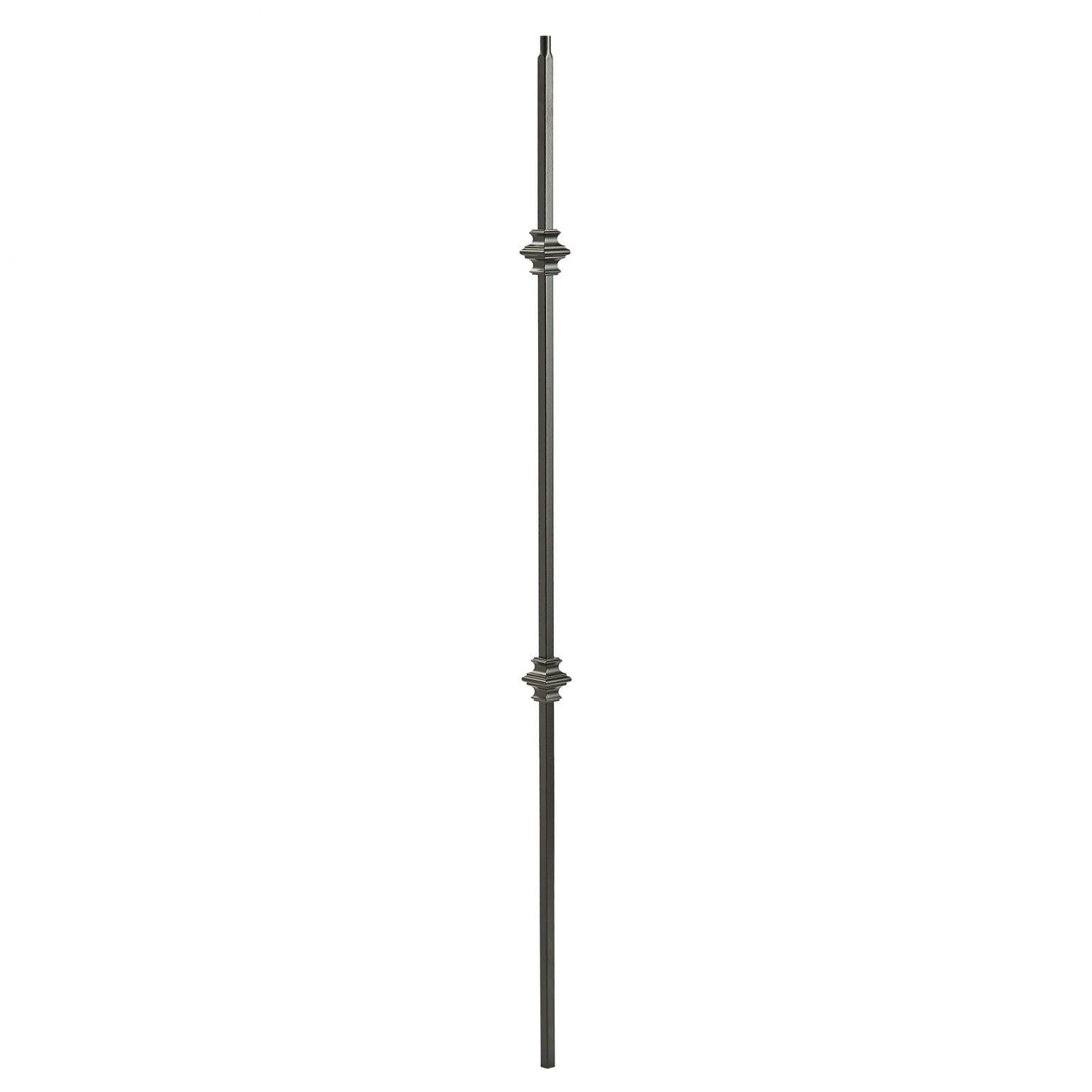 2557 Modern Double Knuckle Iron Baluster - StairSupplies™