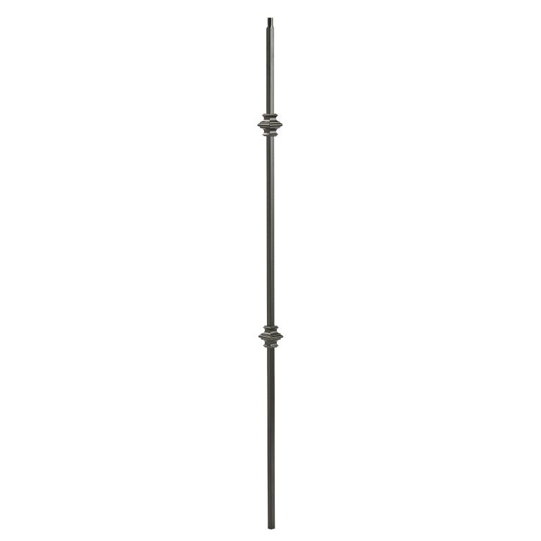 2557 Modern Double Knuckle Iron Baluster - StairSupplies™