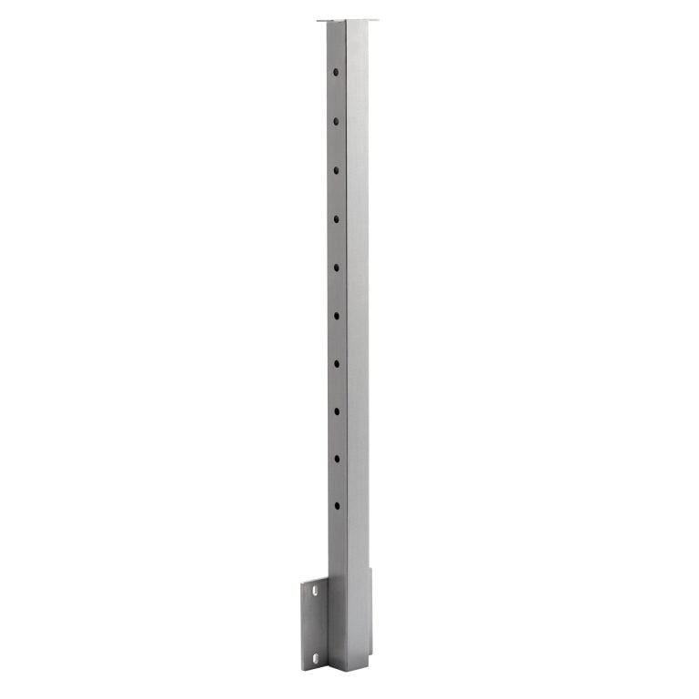 Side Mount (Fascia) Flat Top Square 2" Rod Railing Posts - StairSupplies™