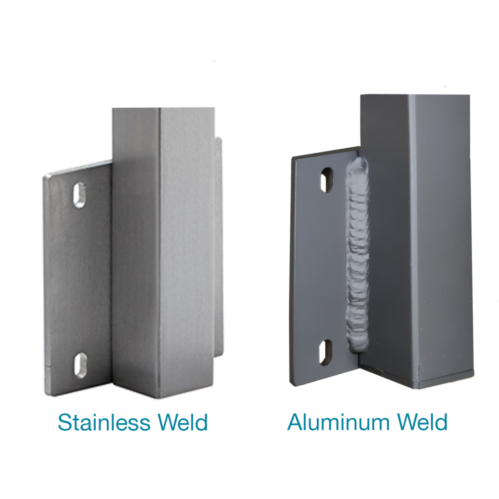 Side Mount (Fascia) Flat Top Square 2" Rod Railing Posts - StairSupplies™