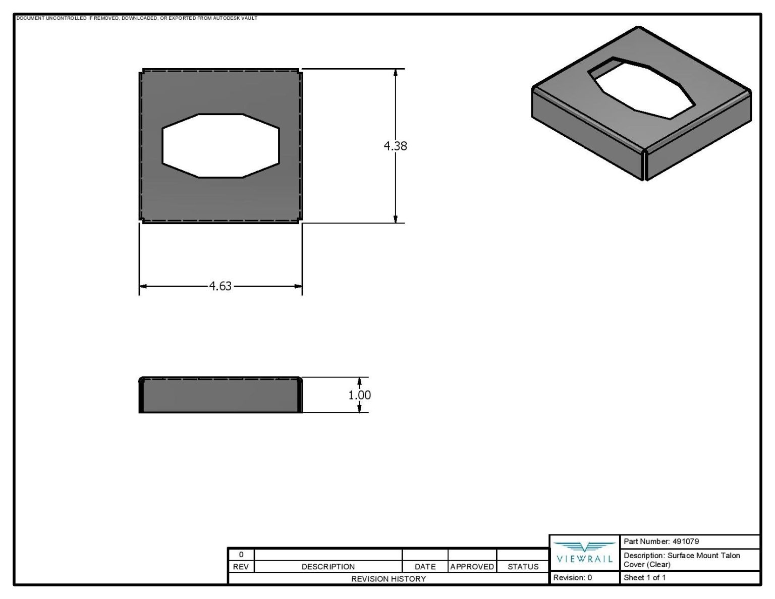 Surface Mount Talon Spigot - StairSupplies™